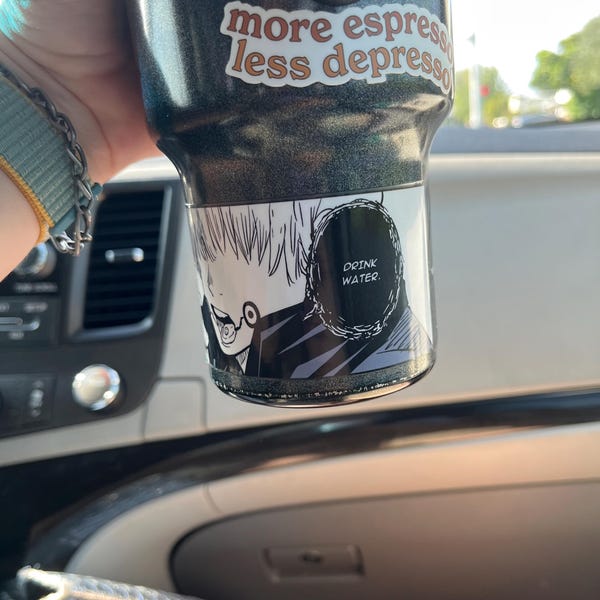 Inumaki Toge drink Water Meme Sticker Jujutsu Kaisen Anime Vinyl ...