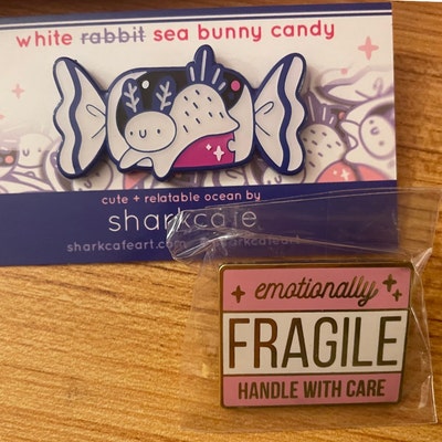 Low Key High Anxiety Enamel Pin Mental Health Pin Funny Pin Cute Pastel ...