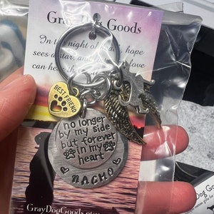 German Shorthaired Pointer Memorial Keychain, GSP Key Chain, Dog ...