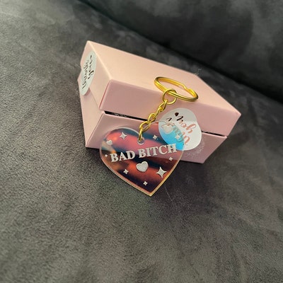 Dream Big, Fart Loud Iridescent Acrylic Keychain - Etsy