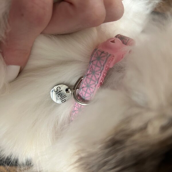 12mm Custom Tiny Tag, Small Pet Tag, Dog Tag, Puppy Tag, Kitten Tag ...