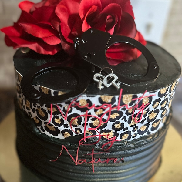 Leopard Print Edible Cake Wrap or Tropical Flowers Cake Topper - Etsy