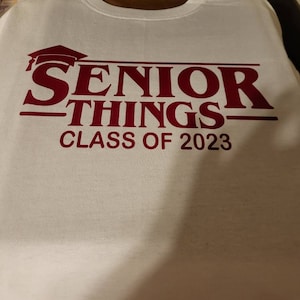 Senior Things 2023 SVG, Dxf, Eps, and Png Digital Design - Etsy