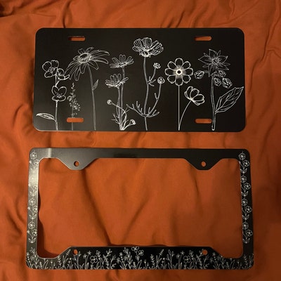 Cats Vanity License Plate Funny Retro Inspired Cats Car Tag Gift for ...