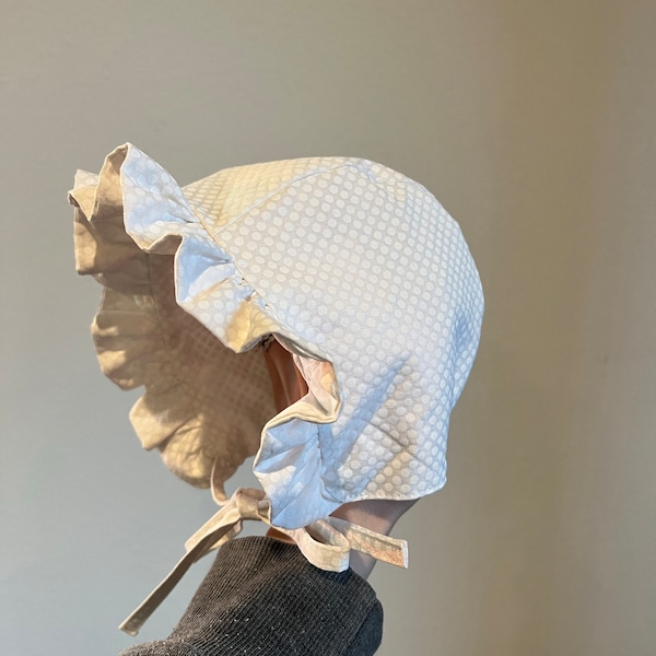 Ruffle Bonnet Pattern, Bonnet PDF Baby Bonnet Pattern, Frill Bonnet ...
