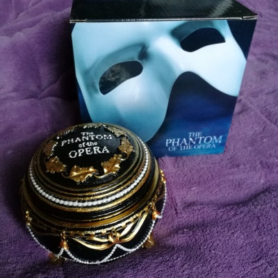 SF Music Box Phantom of the Opera Hinged Trinket Music Box NEW - Etsy