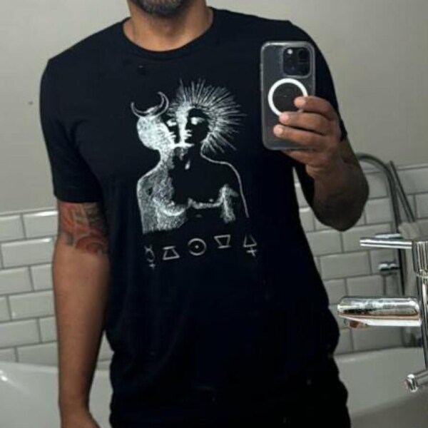 Live Laugh Lucifer Funny Witchcraft Shirt, Lucifer Print Tee, Occult ...