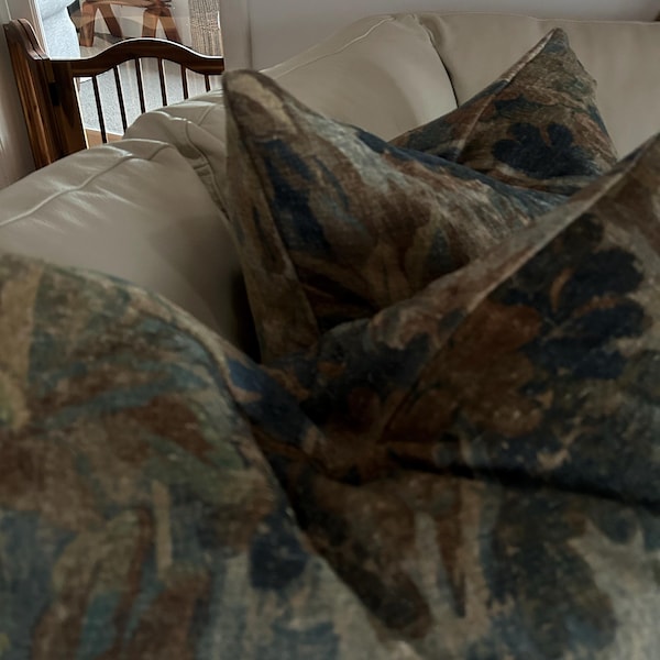Mocha Pattern Designer Pillow Chenille Texture Throw Cushion Cover ...