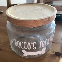 Dog Treat Jar Labels Personalised Pet Treat Jar Labels Dog Treats Pet ...