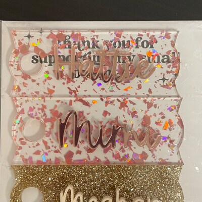 Personalized Acrylic Tag Name Tag Custom Name Tag Modern Name Tag ...