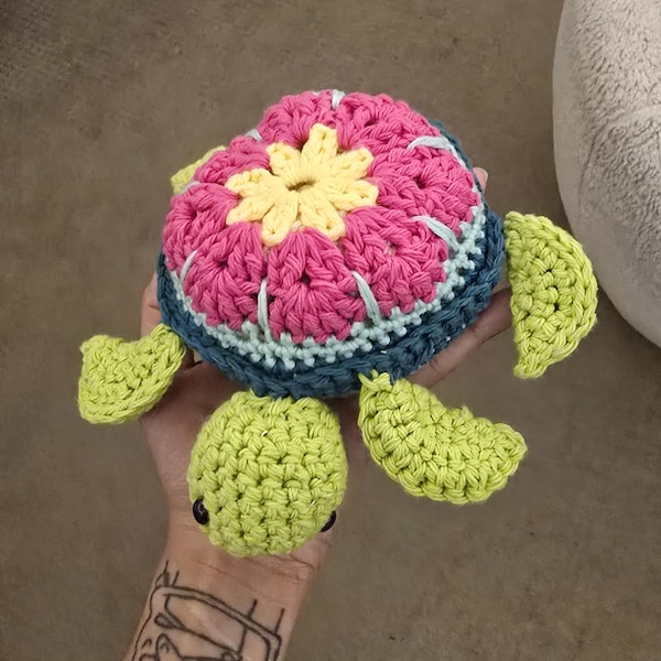 Foldable Turtle Bag - PDF Crochet Pattern - Etsy