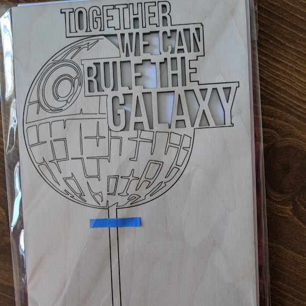 Together We Can Rule the Galaxy Cake Topper, Death Star Cake Topper ...