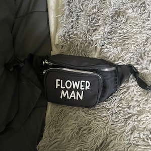Flower Man Fanny Pack, Flower Dude Custom Fanny Packs, Flower Guy Waist ...