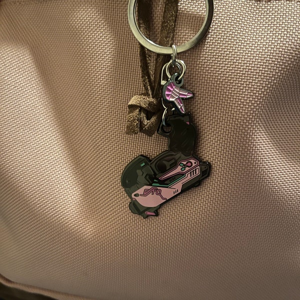 D.va Light Gun Keychain - Overwatch Dva Pistol Keychain - Dva Metal Key ...