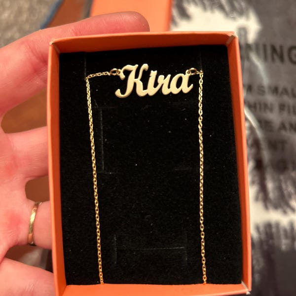 Gold Pray Necklace 14K Solid Gold Circle Necklace, Gift for Her ...