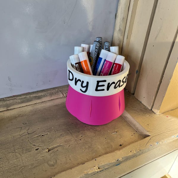 The Dual Sided Pen/pencil Holder for Teachers Desk or Classroom - Etsy
