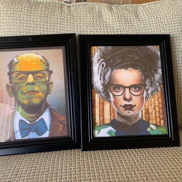 Professor Frankenstein - Classic Monsters Creature Glasses Bowtie ...