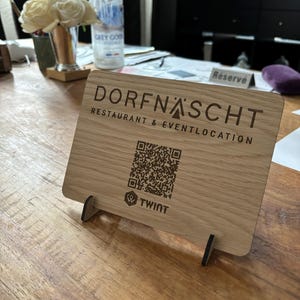 Wooden Toilet Sign Male Female Engraved Oak Bathroom Door Plaque in 4 ...