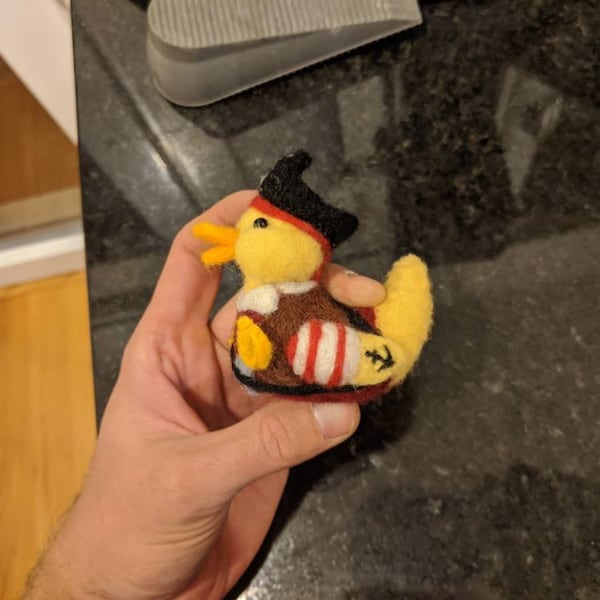 Daffy the Duckling Needle Felting Kit -video Tutorial-detailed ...