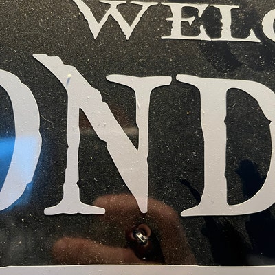 Welcome to Wonderland Aluminum Sign Alice in Wonderland Decor Gift ...
