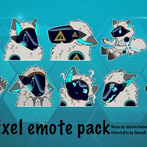Protogen Emote Base Pack // Furry Lineart & Base Digital Download ...