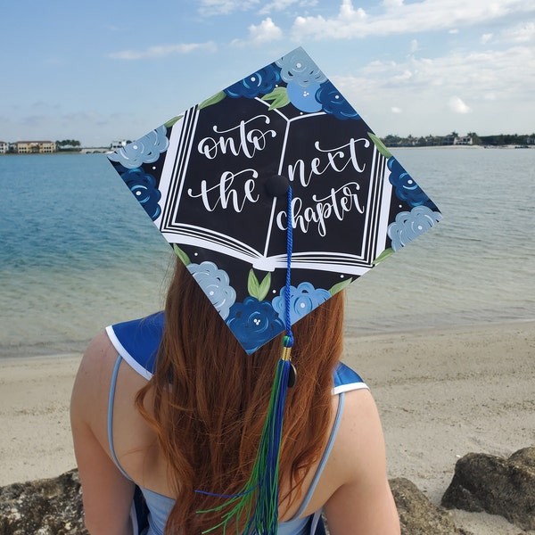 Digitally Made Custom Graduation Cap Topper. Onto the Next Chapter ...