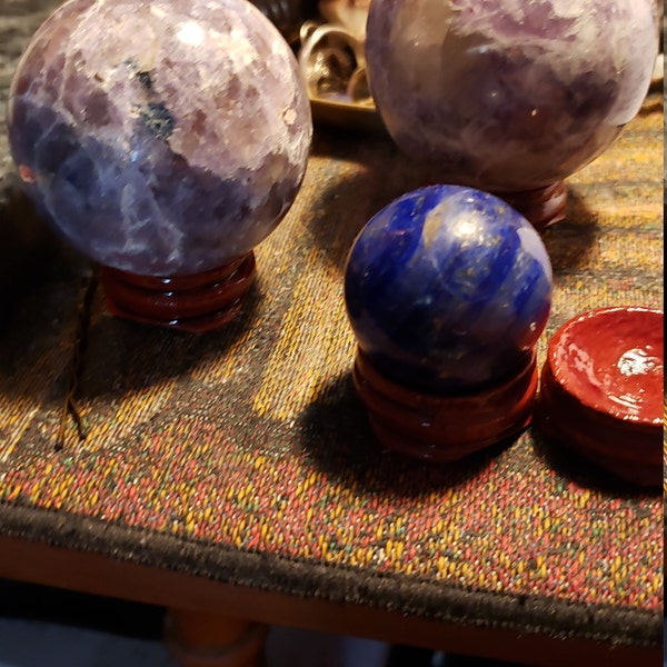 Wooden Sphere Stand, Wooden Base, Sphere Stand, Wood Sphere Base ...