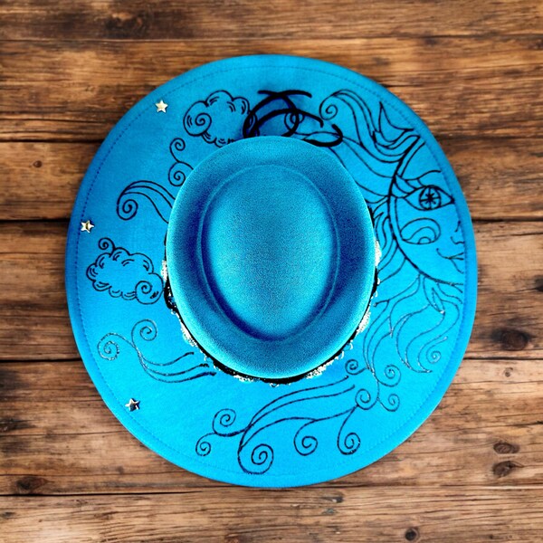 Dragonfly Sunflower Wide Brim Hat Burning Design Template, Dragonflies ...