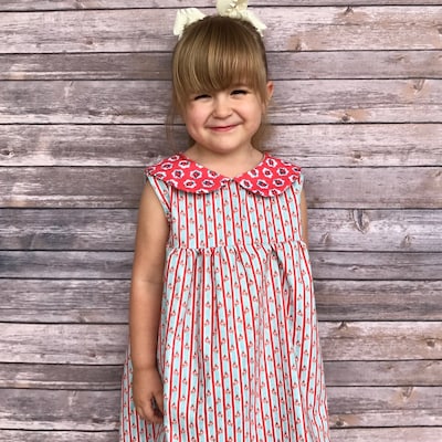 Smock Dress PDF Sewing Pattern. Loose Fitting Dress. Toddler Dress ...
