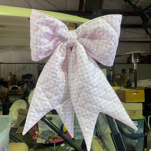The Big Giant Reversible Quilted Bow | Beginner Friendly PDF Sewing ...