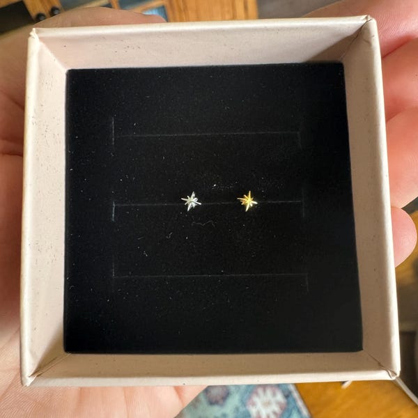 Tiny Star Stud Earrings Dainty Stud Earrings Sterling Silver Stud Earrings - Etsy UK