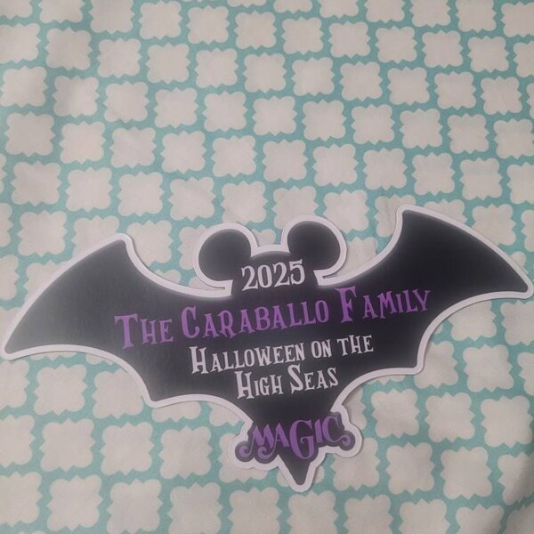 Our 1st Disney Cruise Ship Name Tag Family Magnet Personalized Disney ...