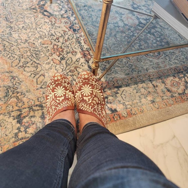 Stella Embroidered Mexican Wedges/mexican Huarache//mexican Wedge ...