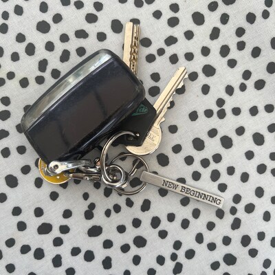 Personalised Pair of Key Rings, Couple's Keyrings, Two Keyrings ...