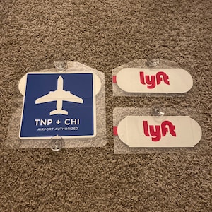 Lyft Informative Placard 2 Placards 8.5x11 Rating and Tips Increasing ...