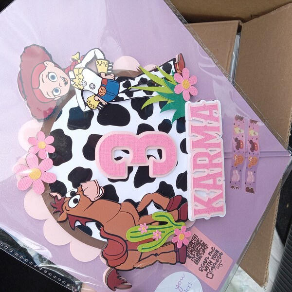 Jessie Cowgirl Cake Topper - Etsy