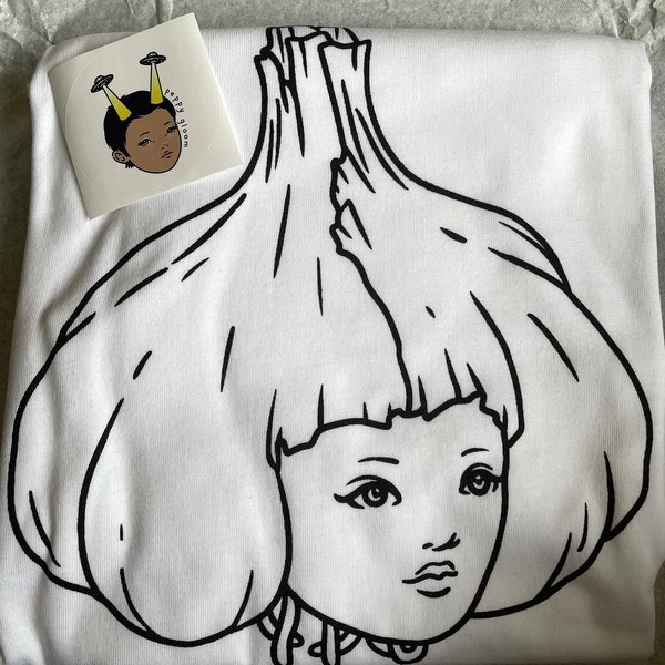 Garlic Girl Grown Canvas Tote Bag - Screen Printed and Fair Trade - Etsy