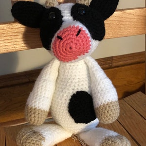 Crochet Pattern MINI COW - Etsy