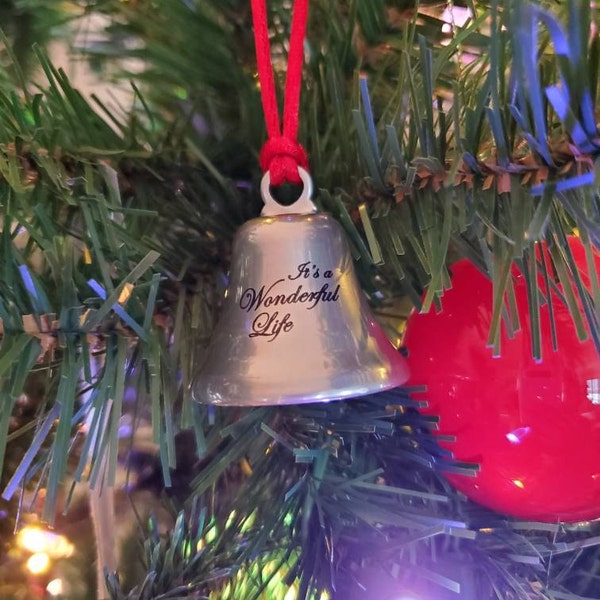 It's a Wonderful Life Bell Christmas Ornament, Movie Keepsake - Etsy