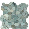 Grey Stone Mosaic Tile: A Collection of Natural Pebbles for Fine ...