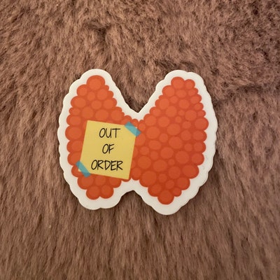 Intestines Out of Order Stickers, Funny Chronic Illness Stickers ...