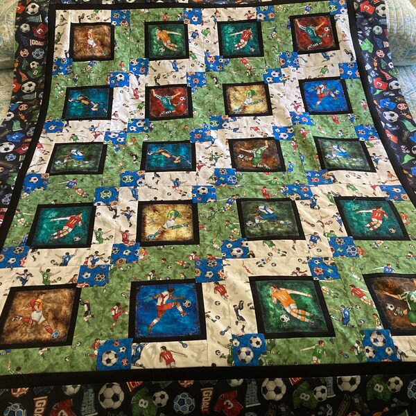 Quilt Kitstellar Starburst53 X 53 Blue Jay Song Quilt W/metallic Gold ...