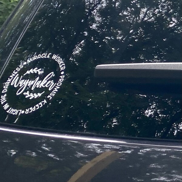 Waymaker Decal | Miracle Worker | Light in the Darkness | Promise ...