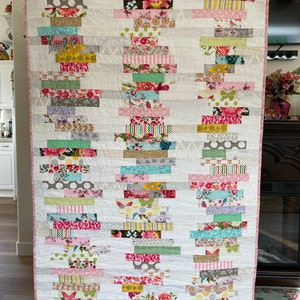The Stacks Quilt Pattern, Modern Quilt Pattern, Scrap Quilt Pattern ...