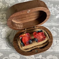 Walnut Ring Boxes - Etsy