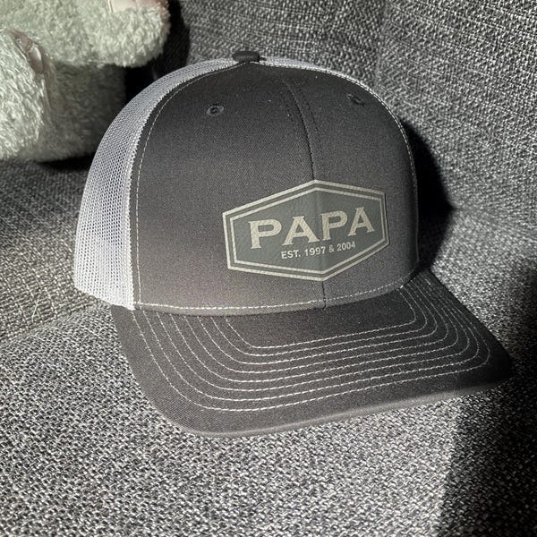 Custom Excavator Patch Hat, Construction Company Hats, Personalized ...