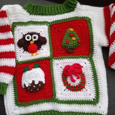 Pick and Mix Sweater Crochet Pattern Pack With Sizes Baby to Adult ...