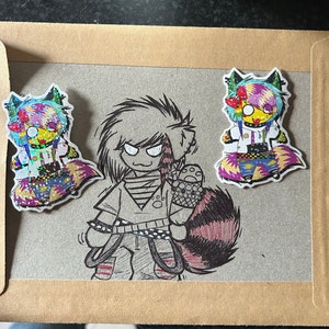 SCOTT PILGRIM Inspired MLP Stickers Gideon Graves and Matthew Patel - Etsy