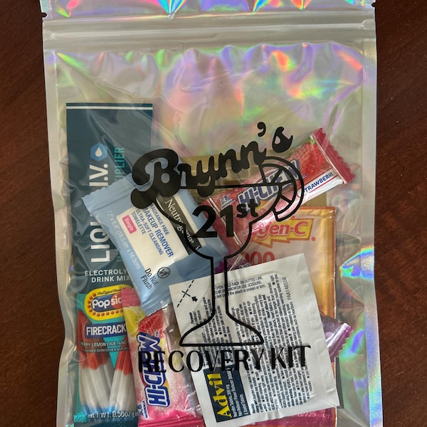 Stayin Alive Hangover Kit/self Care Kit Weddings/bachelorette Party ...