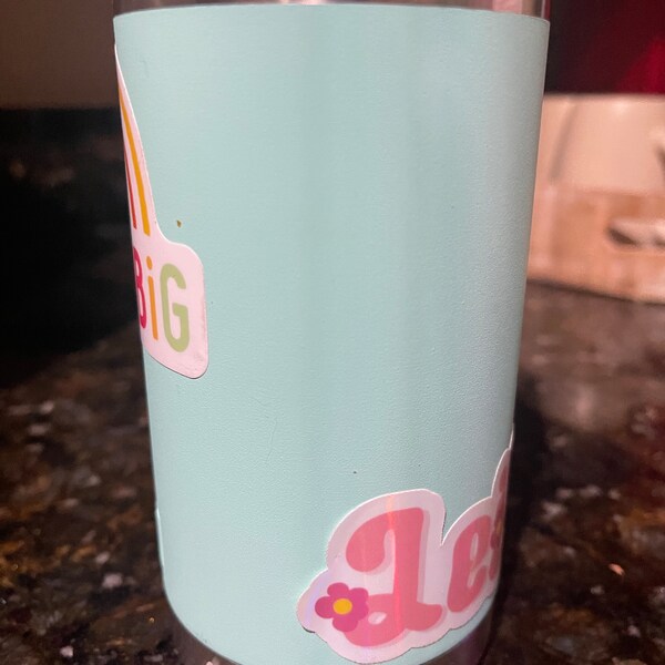 Flower Name Sticker, Personalized Name Sticker, Custom Name Sticker ...